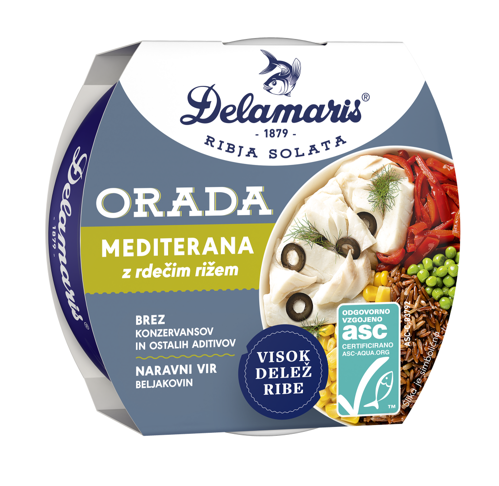 ORADA MEDITERANA Z RDEČIM RIŽEM - Delamaris