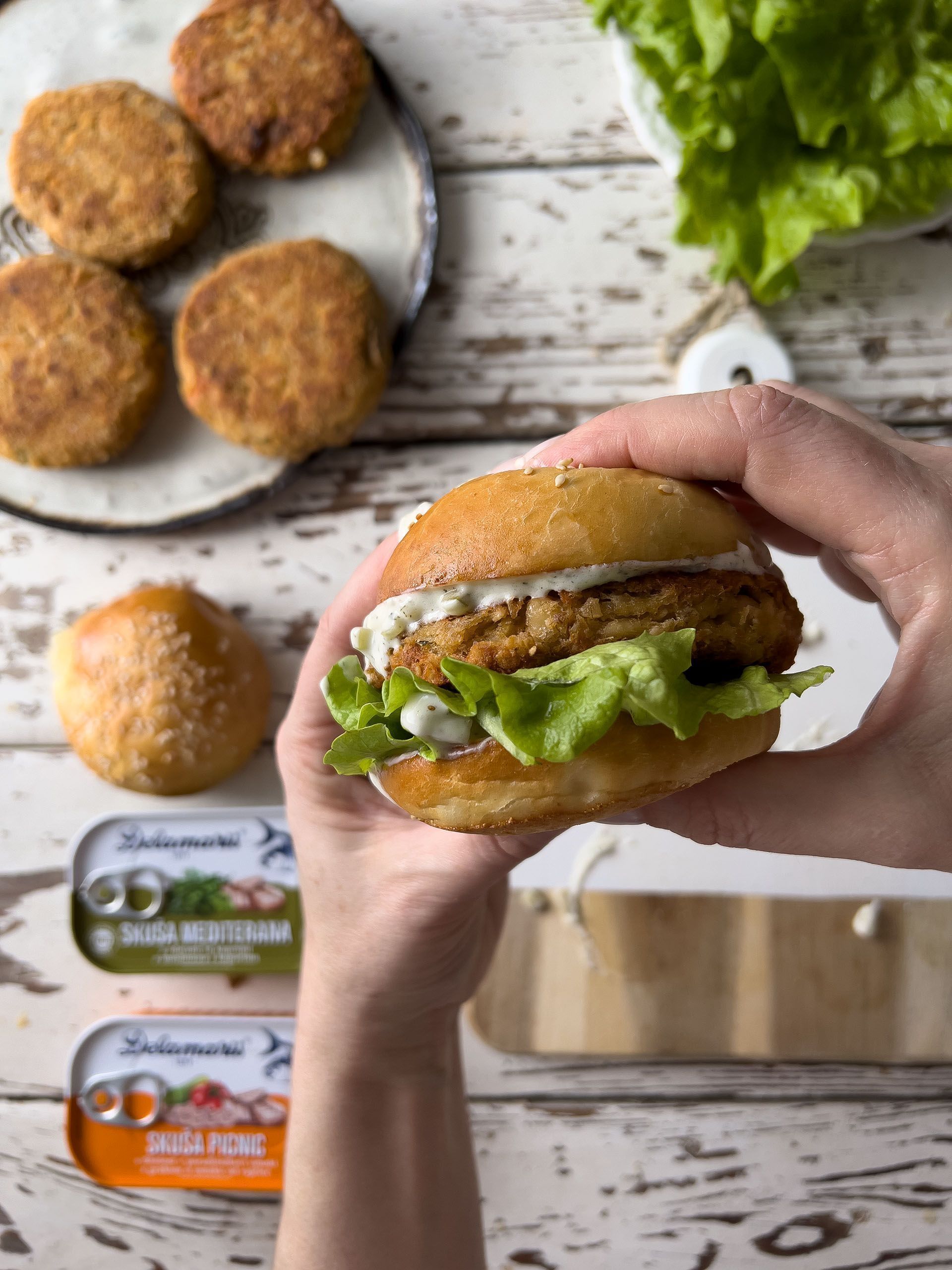 Ribji burger - proteinski polpeti s skušo - Delamaris
