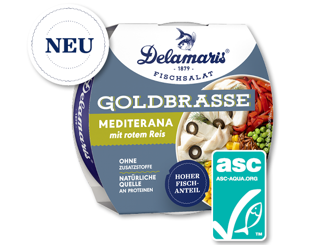 GOLDBRASSE DELAMARIS MIT ASC-ZERTIFIKAT | Delamaris